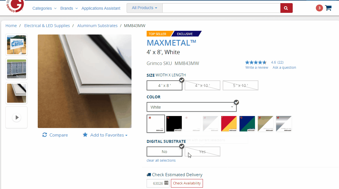 Grimco's Web Features Helps you Navigate More Effectively