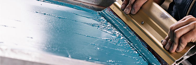 Large Format Screen Printing with PVC Board